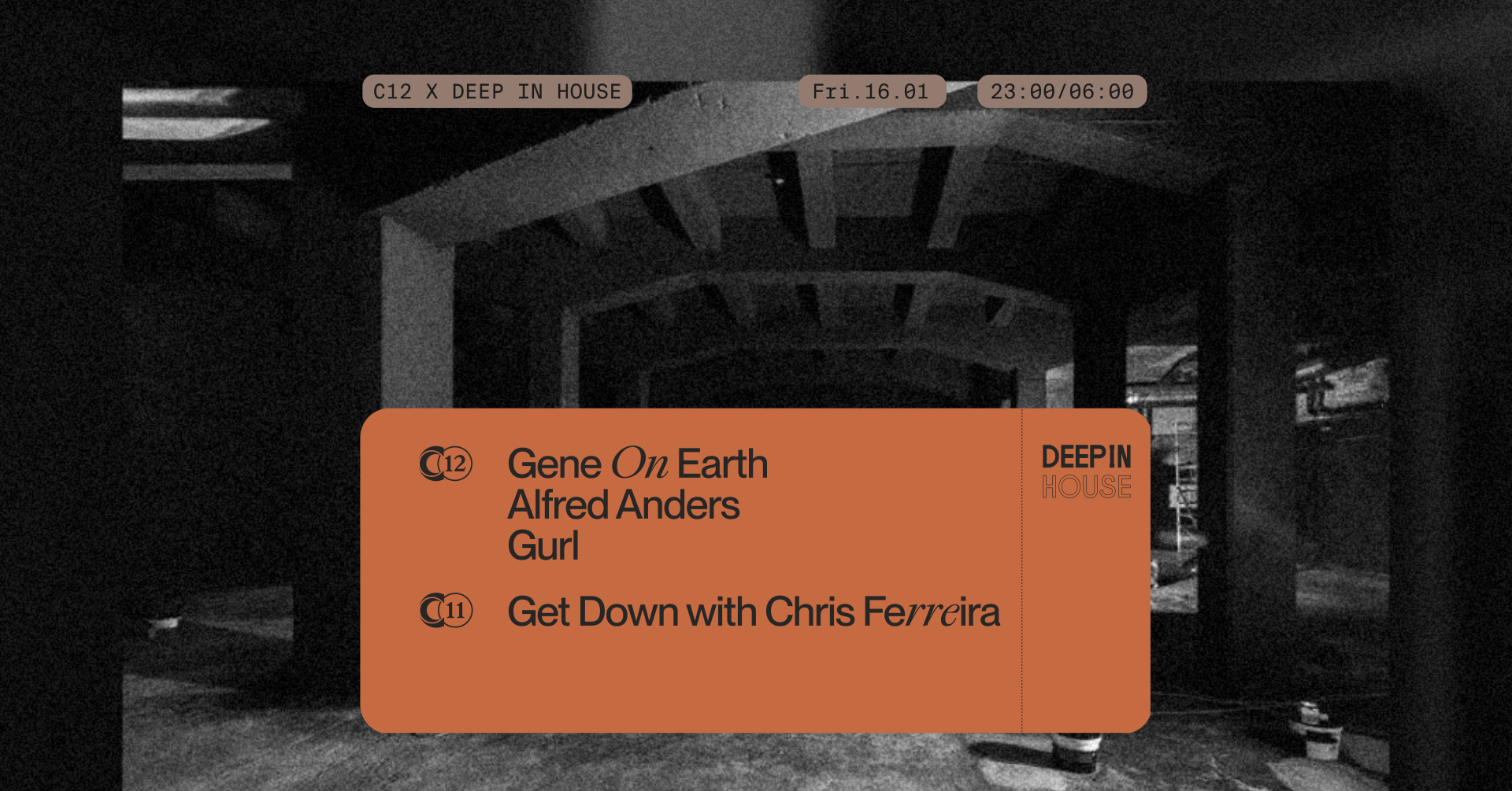 C12 x Deep in House / Gene On Earth, Gurl, Kafim & Chris Ferreira, Alfred Anders – C12 Space